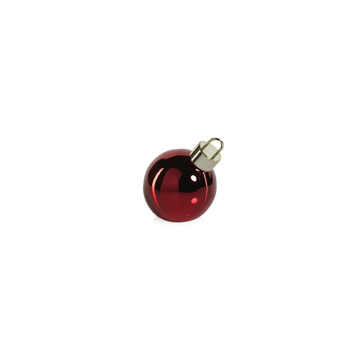 LED METALLIC GLASS BALL -RED-5 – Lulu Puras